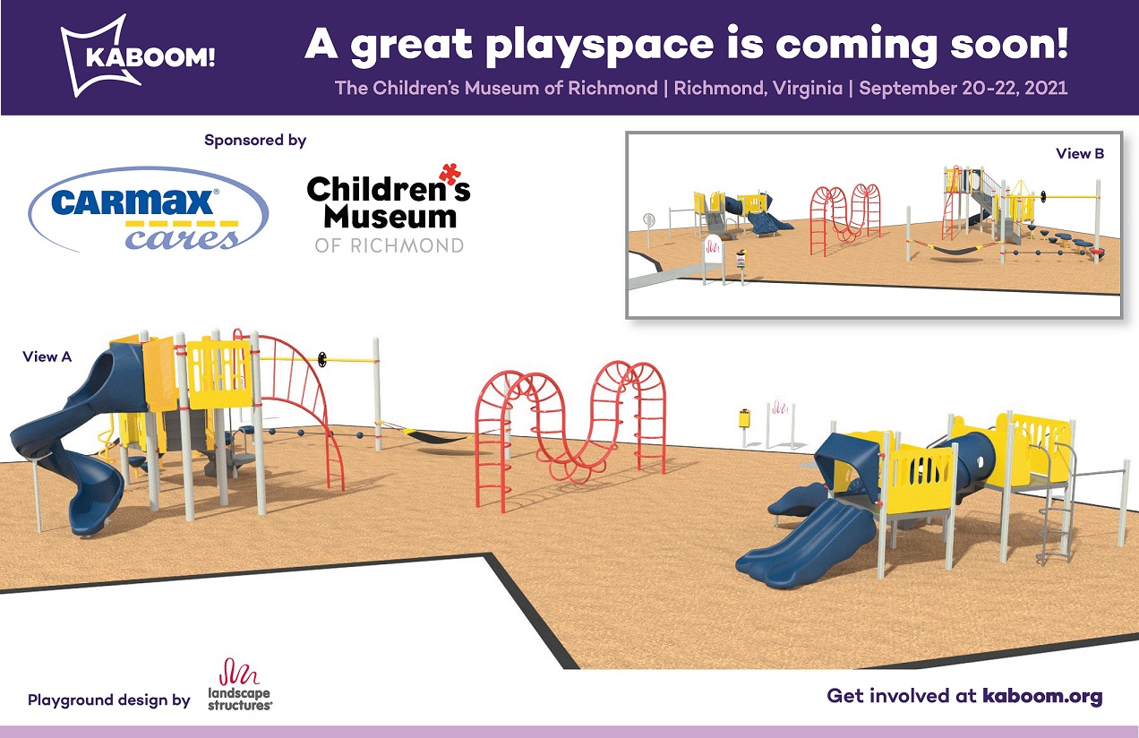 KABOOM! Playground Build | Children's Museum of Richmond