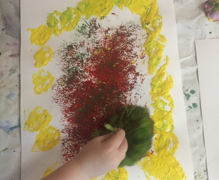 Paper Stamping Activity - Chesterfield | Children's Museum of Richmond