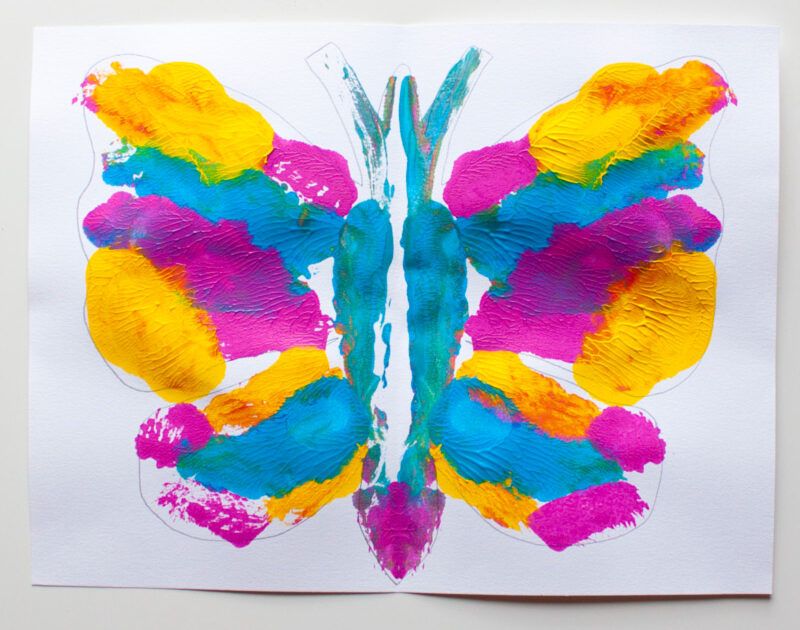 Butterfly Symmetry Painting - Chesterfield | Children's Museum of Richmond