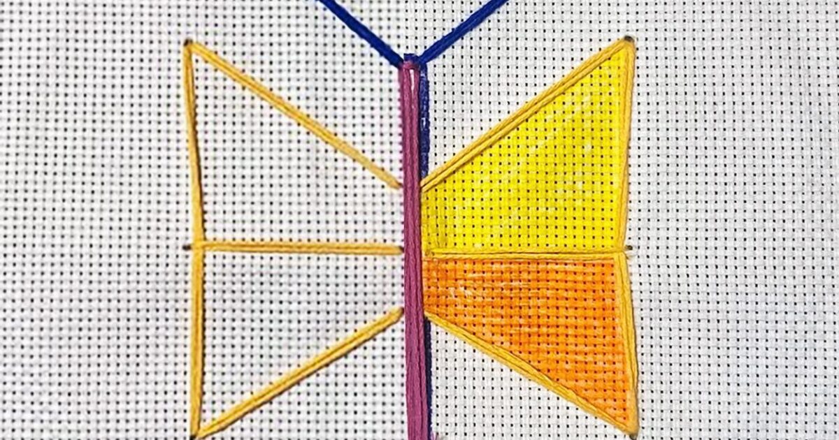 Simple Embroidery Butterfly - Downtown | Children's Museum of Richmond